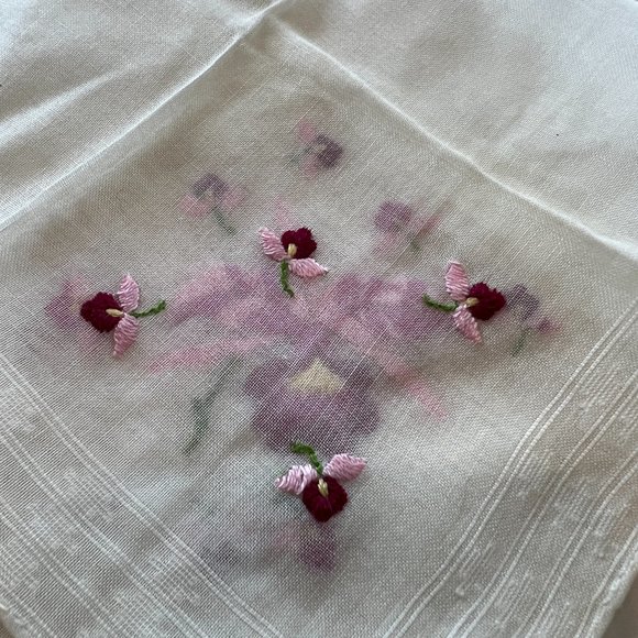 Klauber | Accessories | Vintage Klauber Handkerchief Swissmade White ...